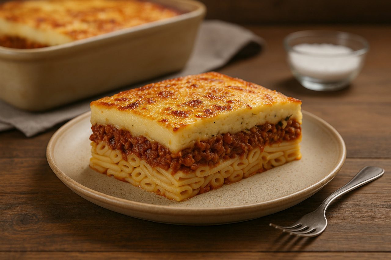 Makaronia tou Fournou (Cypriot Pastitsio) Recipe - Greek Grapevine